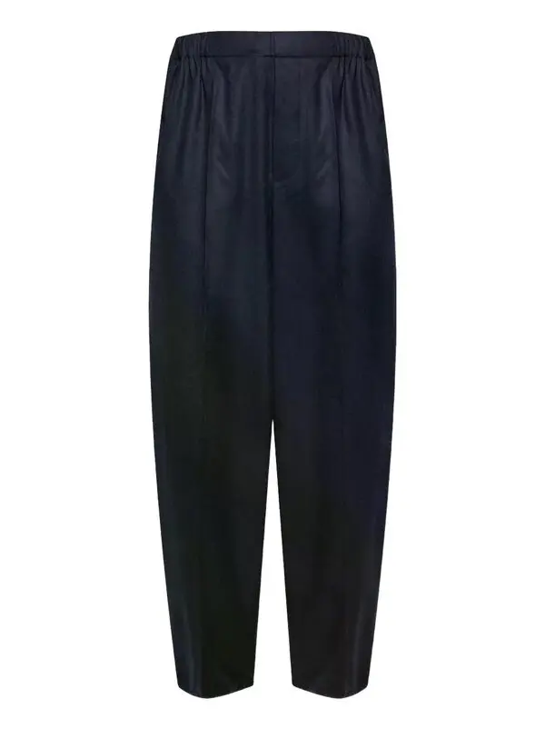 Jacquemus Pleated Elasticated-waist Trousers - Blue