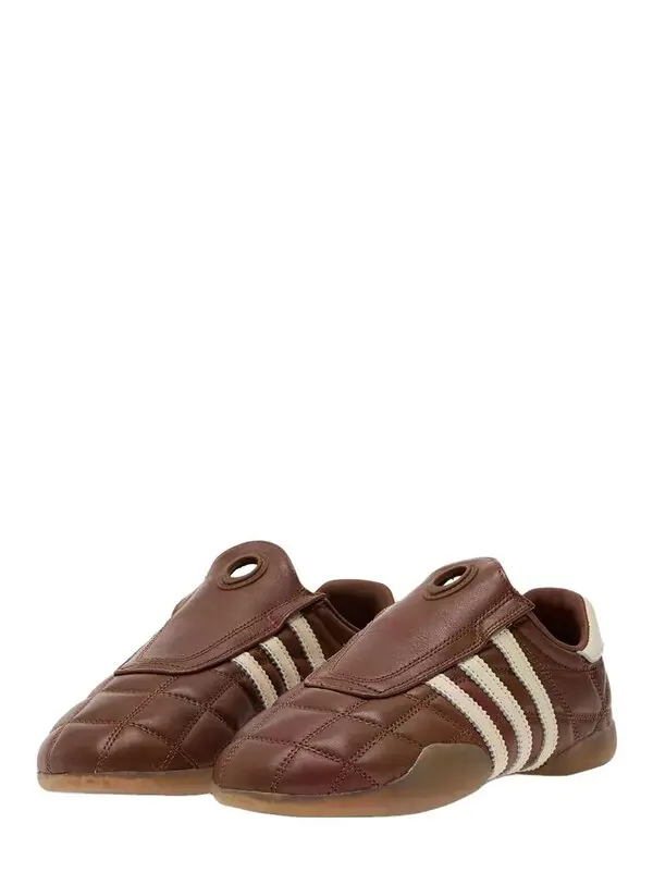 Adidas Quilted Leather Slip-on Sneakers - Brown