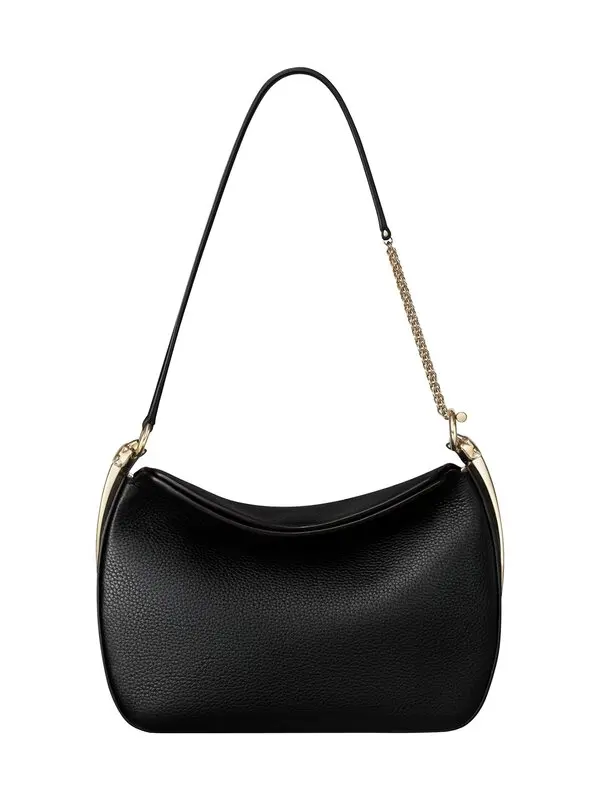 Cartier Mini Leather Panthère Shoulder Bag - Black