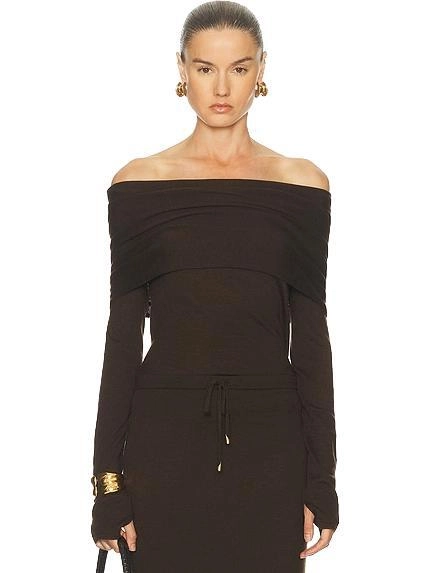 Cult Gaia Andre Top - Dark Java