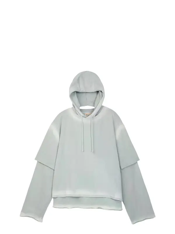 Camper Layered Hoodie - Grey