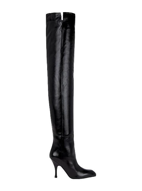Khaite Colt Over The Knee Boot - Black