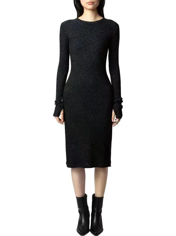 Zadig&Voltaire Ruby Midi Dress - Black
