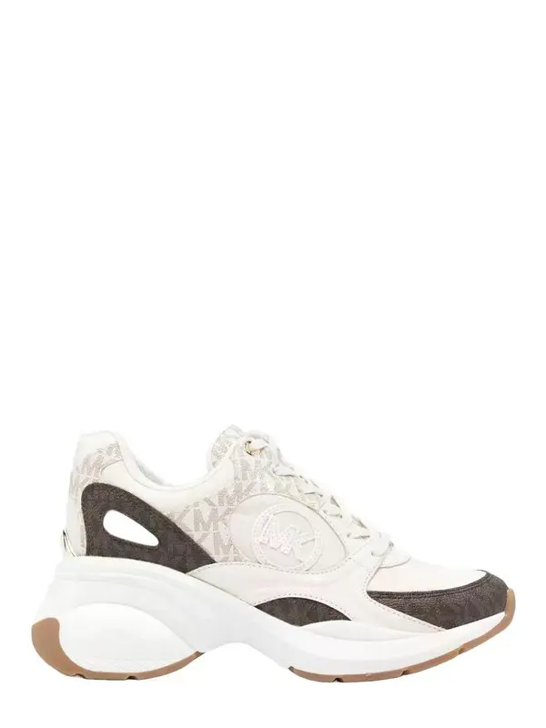 Michael Kors Zuma Lace-up Sneakers - Neutrals
