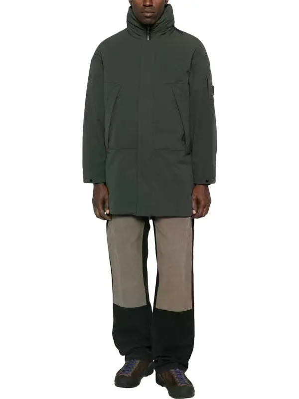 C.P. COMPANY High-neck Panelled Jacket - Grey