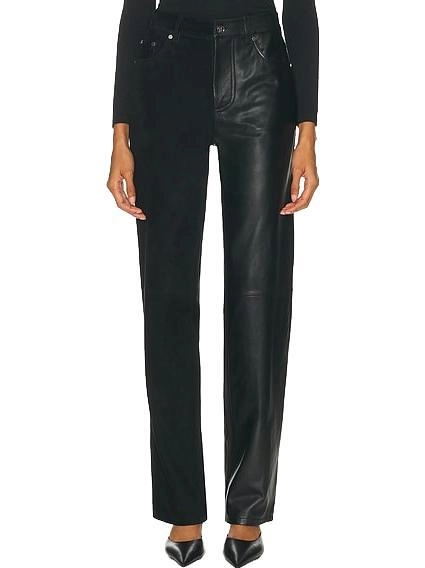Helmut Lang Mixed Skinny Leg Trousers - Black
