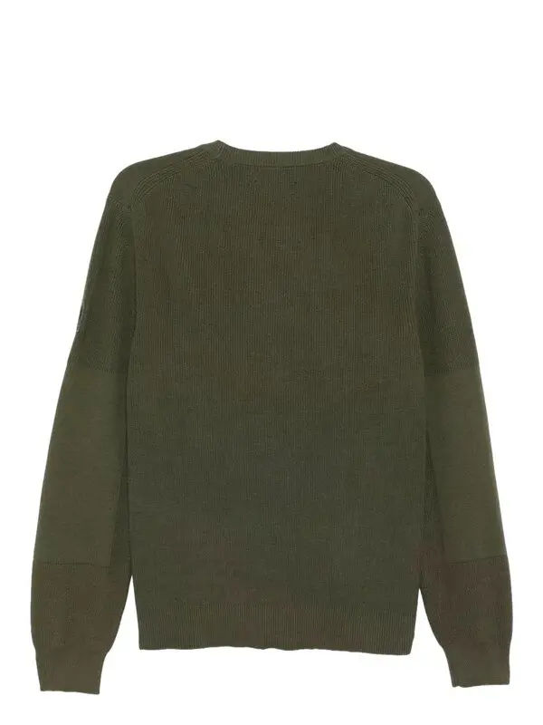 Belstaff Logo-appliqué Cotton Jumper - Green