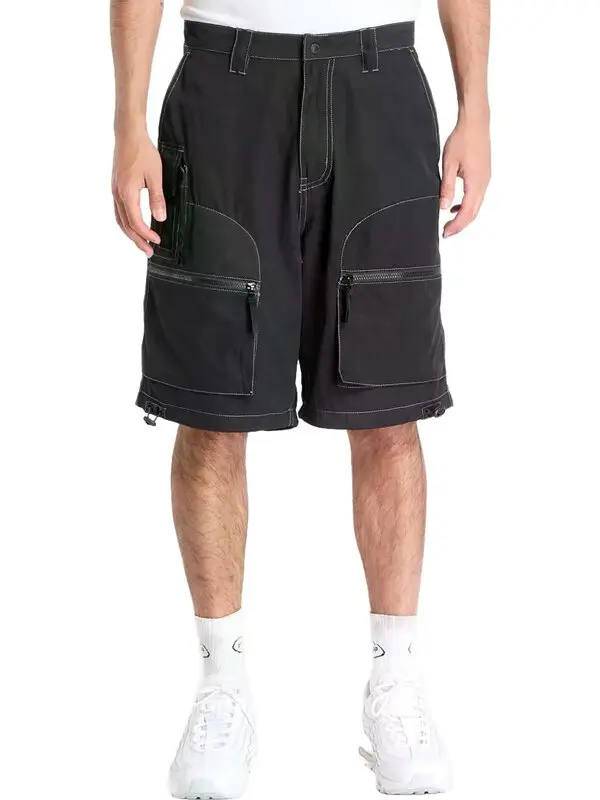 PLEASURES Raider Cargo Shorts - Black