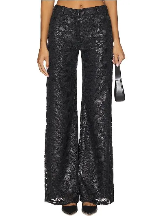 Amanda Uprichard Donahue Trousers - Black