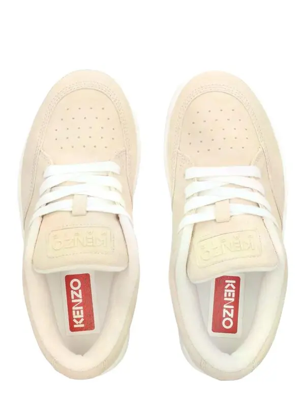 Kenzo Suede Low-top Sneakers - Neutrals