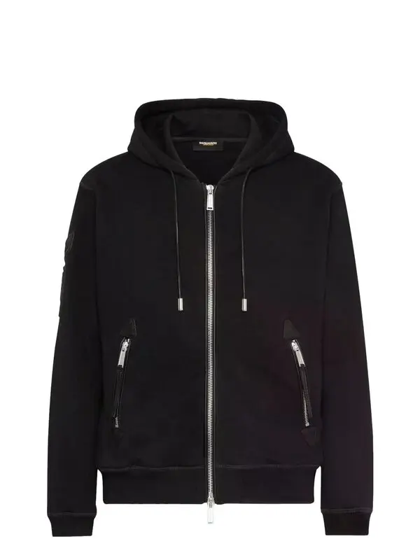 Dsquared2 Ducati Zip Hoodie - Black