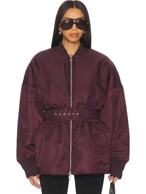 Ronny Kobo Norell Jacket In . Also - Wine