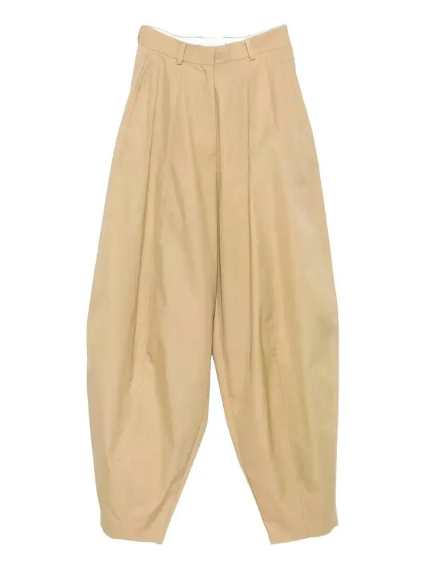 Viktor & Rolf Balloon Pleated Trousers - Neutrals