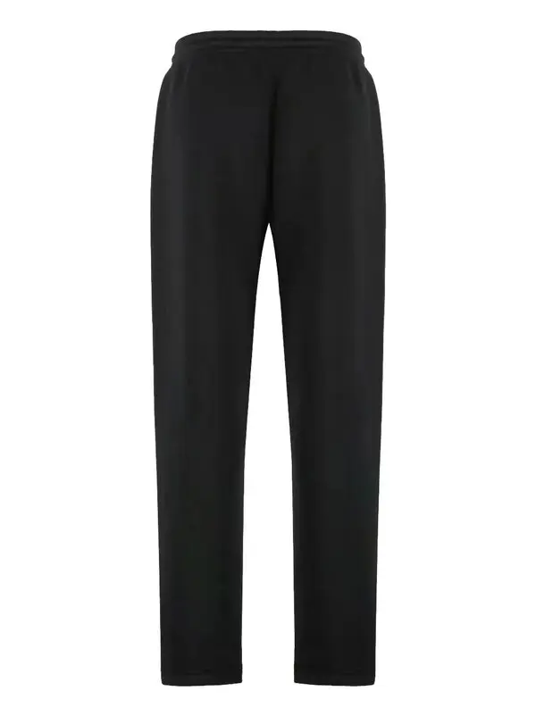 EA7 Logo-print Side-stripe Pants - Black