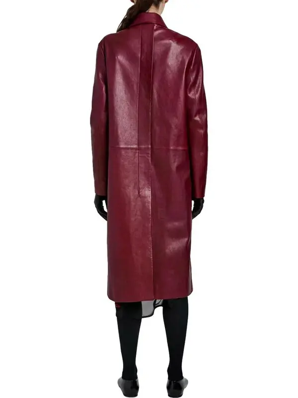 Proenza Schouler Leather Coat - Red