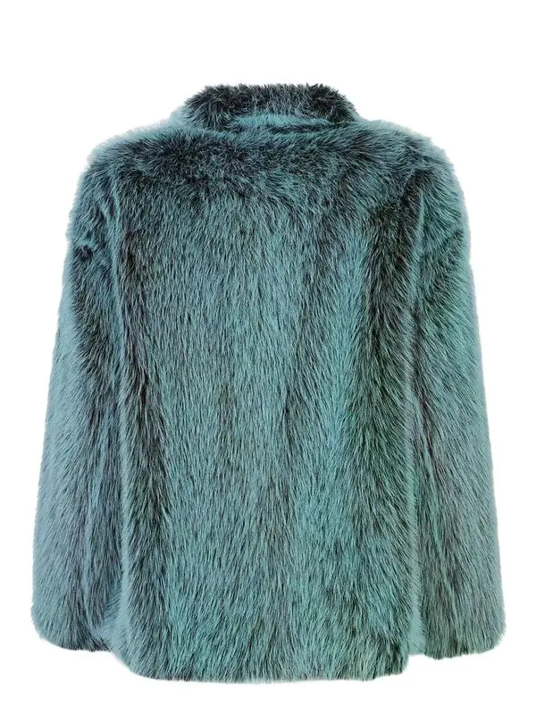 Patrizia Pepe Faux Fur Coat - Green
