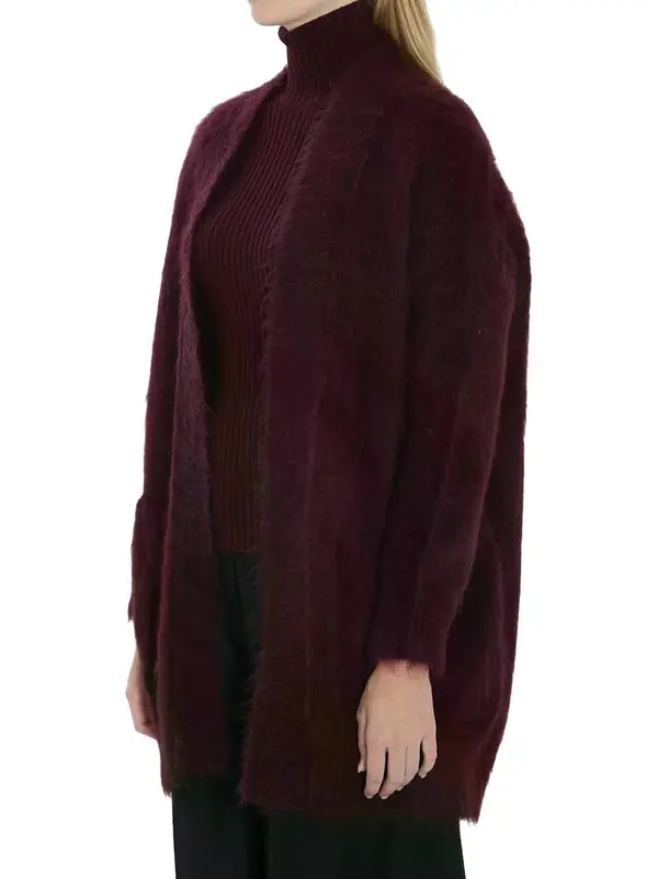 Max Mara Open-front Cardigan - Red