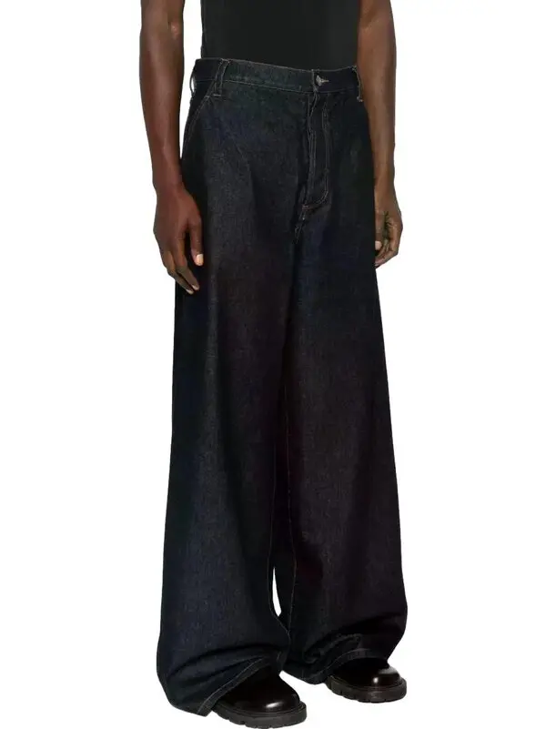UMA WANG Wide-leg Denim Jeans - Blue