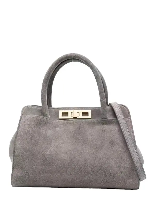 Fabiana Filippi Suede Top-handle Tote Bag - Grey