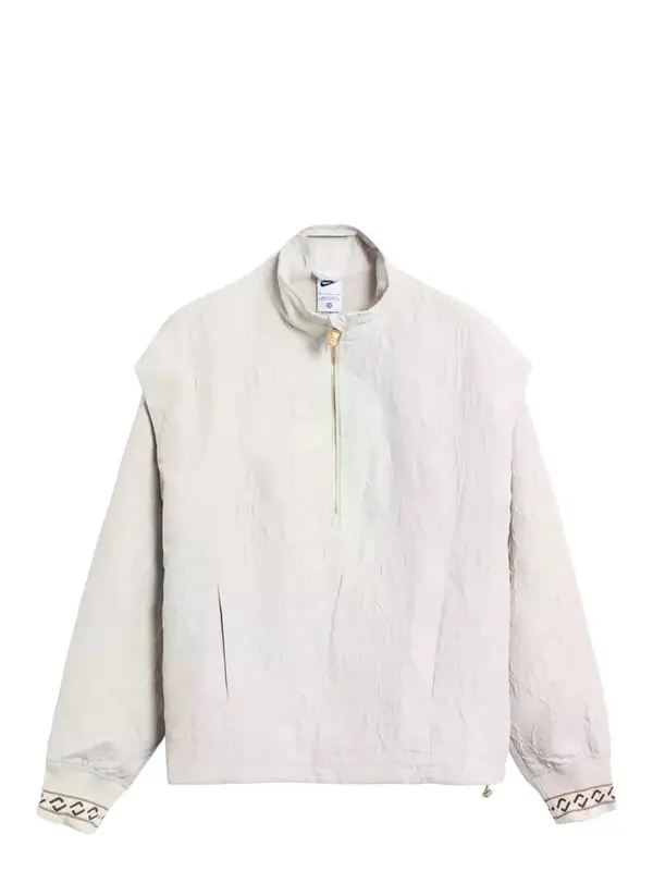 Nike Textured Panelled Jacket - 072 Light Bone/phantom