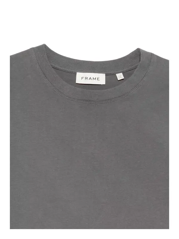 FRAME Logo-print T-shirt - Grey