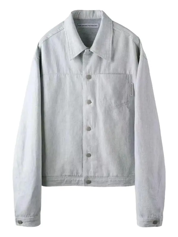 POST ARCHIVE FACTION 8.0 Denim Jacket - Grey