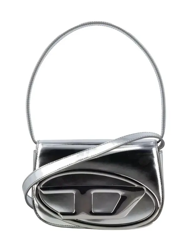 DIESEL® 1dr Logo-plaque Tote Bag - Silver