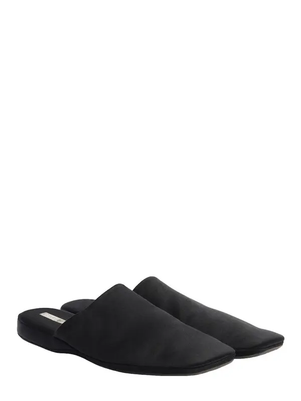 Calvin Klein Hugh Satin Mules - Black