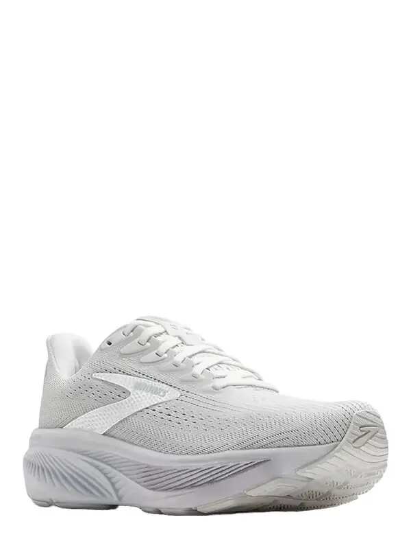 Brooks Ghost 17 White Sneakers - Grey