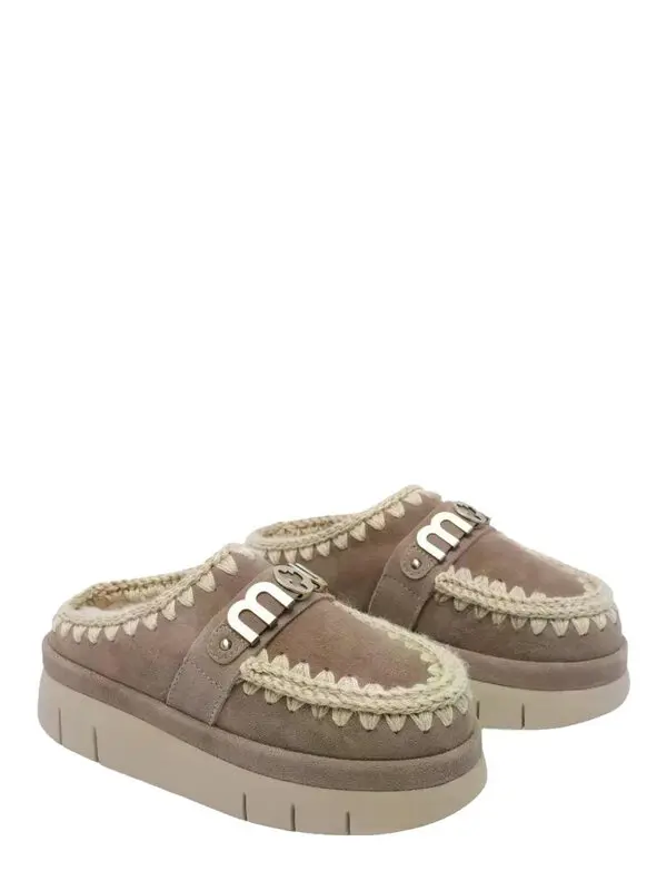 Mou 35mm Platform Mule - Brown