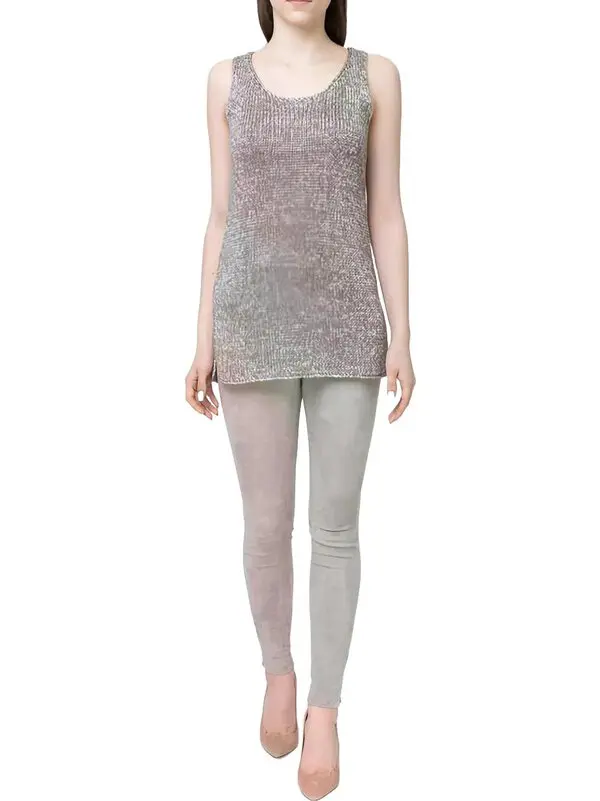 Fabiana Filippi Linen Skinny Trousers - Neutrals