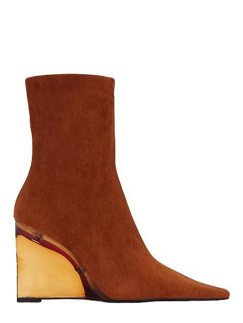 Jeffrey Campbell Beth-ann Wedge Boots - Rust