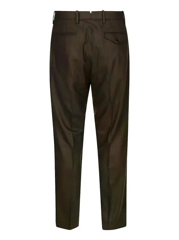 Alpha Industries Wool Pleated Front Trousers - Green