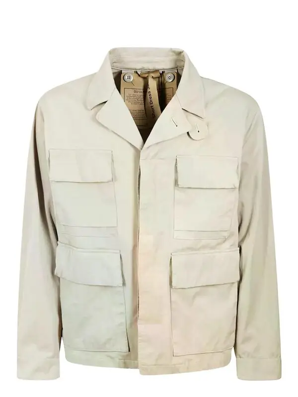 TEN C Multi-pocket Zip-fastening Jacket - Neutrals