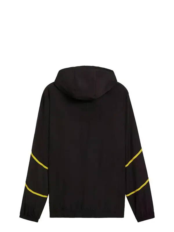 PUMA Borussia Dortmund Hooded Jacket - Black