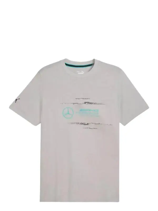 PUMA X Mercedes Amg Petronas F1 Team Logo-print T-shirt - Grey