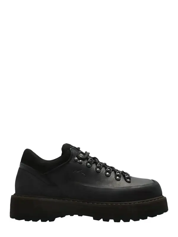 Diemme Cornaro Lace-up Platform Hiking Sneakers - Black
