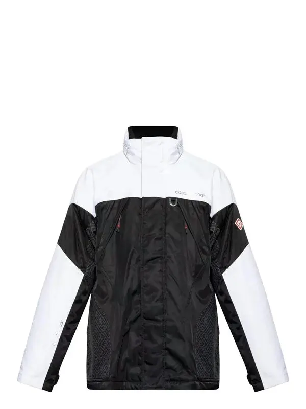 Casablanca Ripstop Panelled Zip-up Ski Jacket - Black
