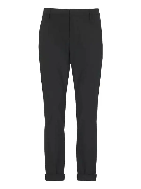DONDUP Button-detail Trousers - Black