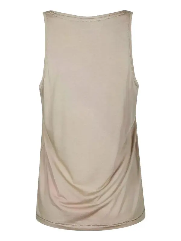 Majestic Filatures Lyocell Scoop Neck Sleeveless Top - Brown