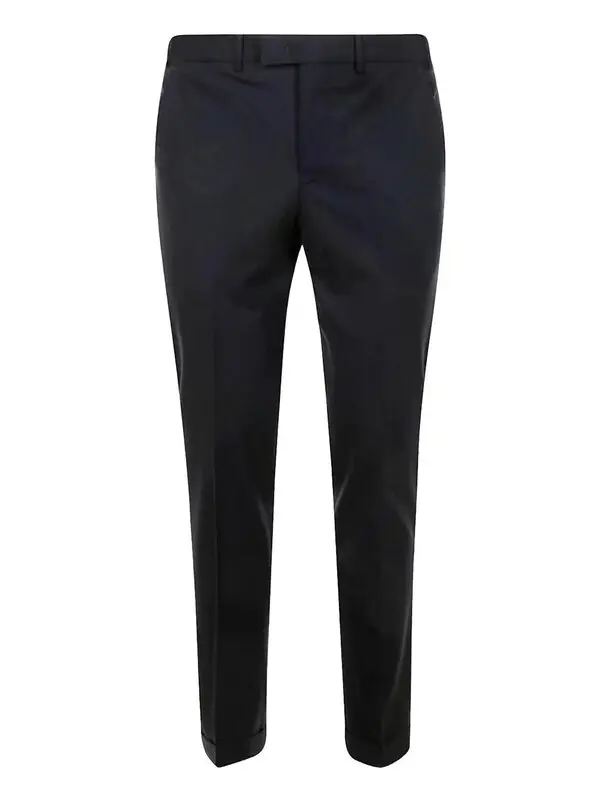 PT TORINO Pleated Cuff Trousers - Blue