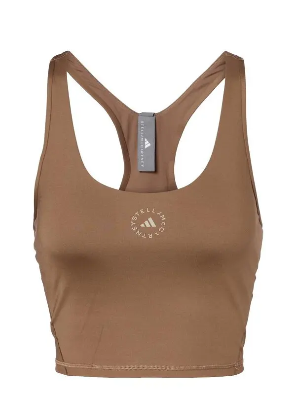 Adidas By Stella McCartney Yoga Crop Top - Brown