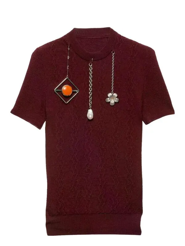 Prada Wool T-shirt - Red