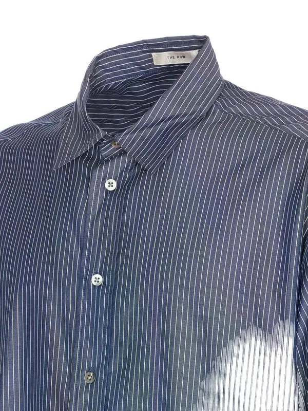 THE ROW Striped Shirt - Blue