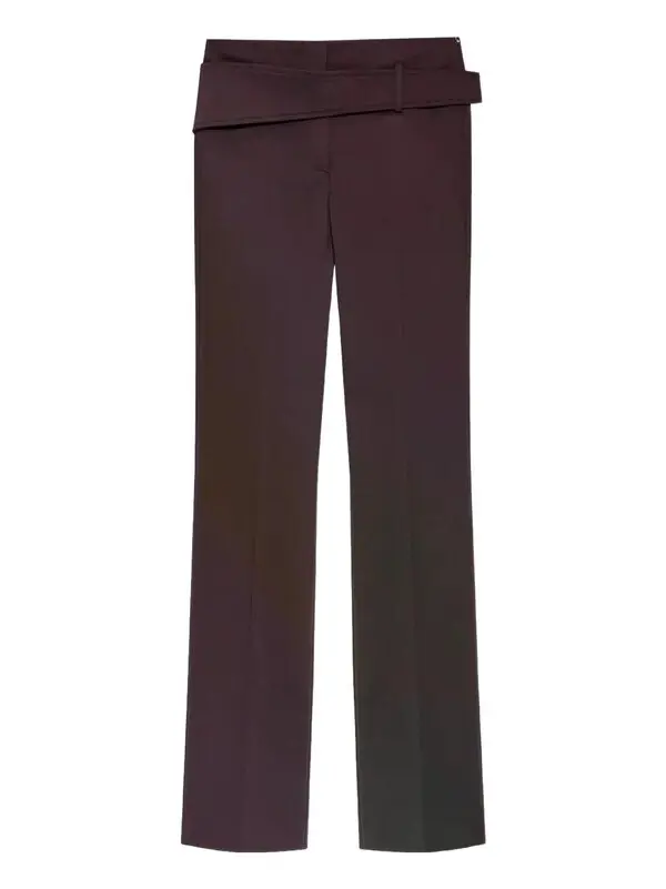 Sportmax Banda Crease Trousers - Red