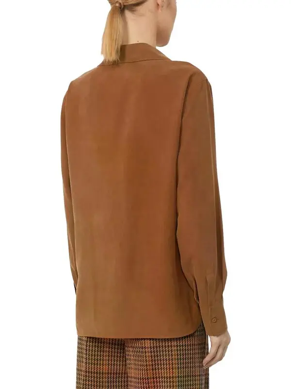 Max Mara Mirko Silk Blouse - Brown