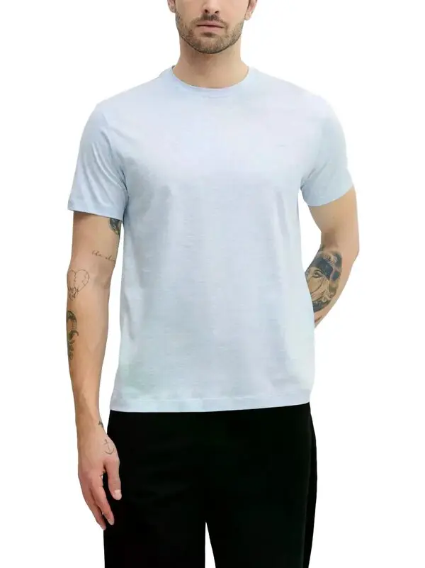 Paul & Shark Logo-embroidered T-shirt - Blue