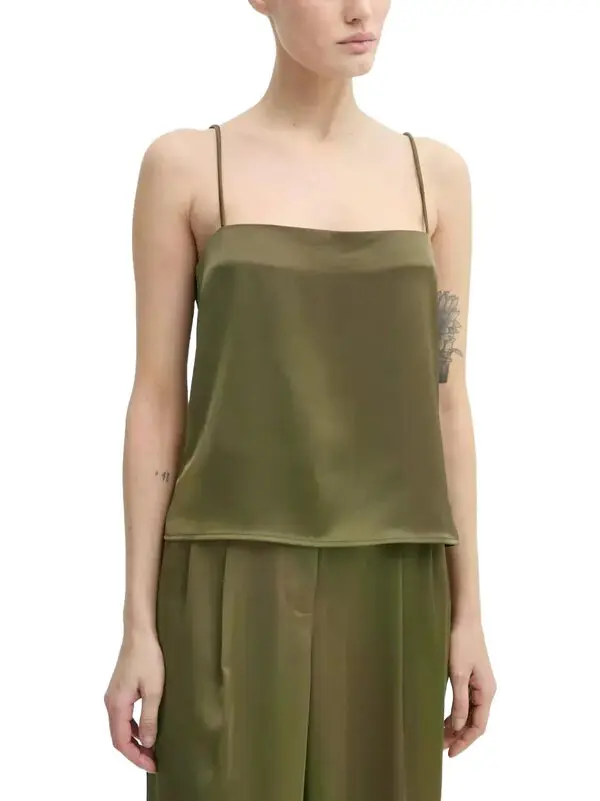 Day Birger Et Mikkelsen Square-neck Spaghetti Strap Tank Top - Green