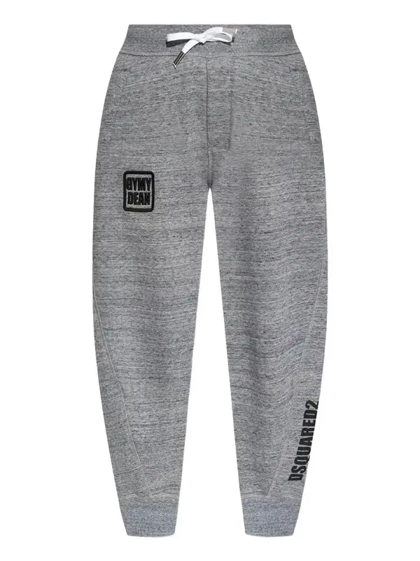Dsquared2 Gym Dean Drawstring Logo Track Pants - Grey