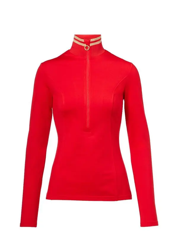 Goldbergh Diane Ski Top In Flame - Red